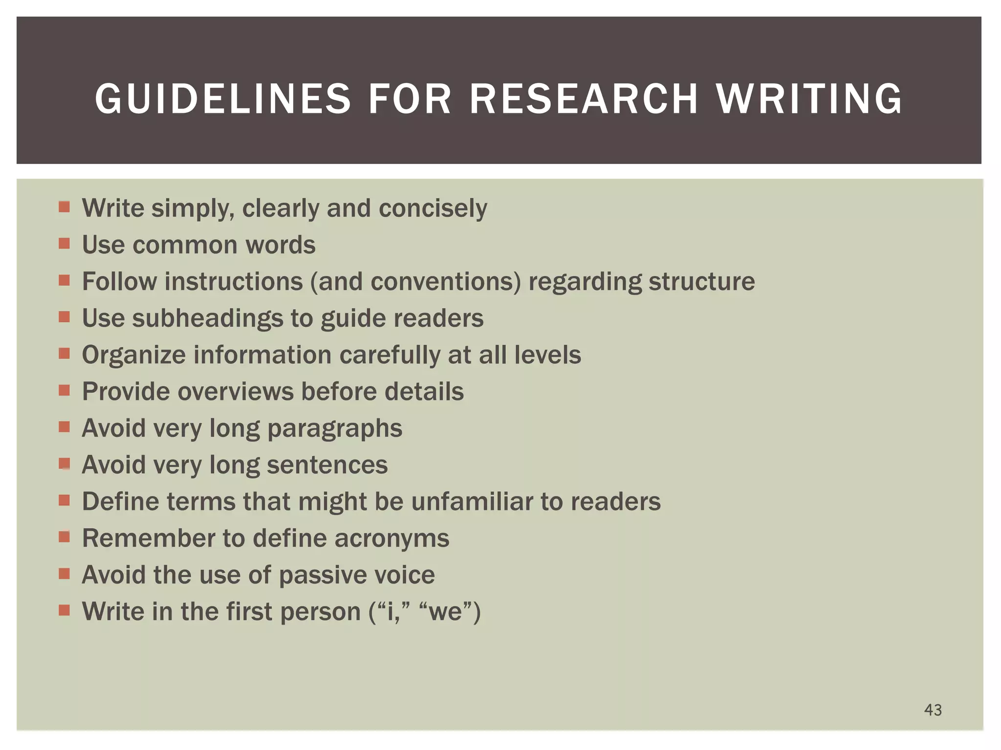 How to write a journal article | PPTX