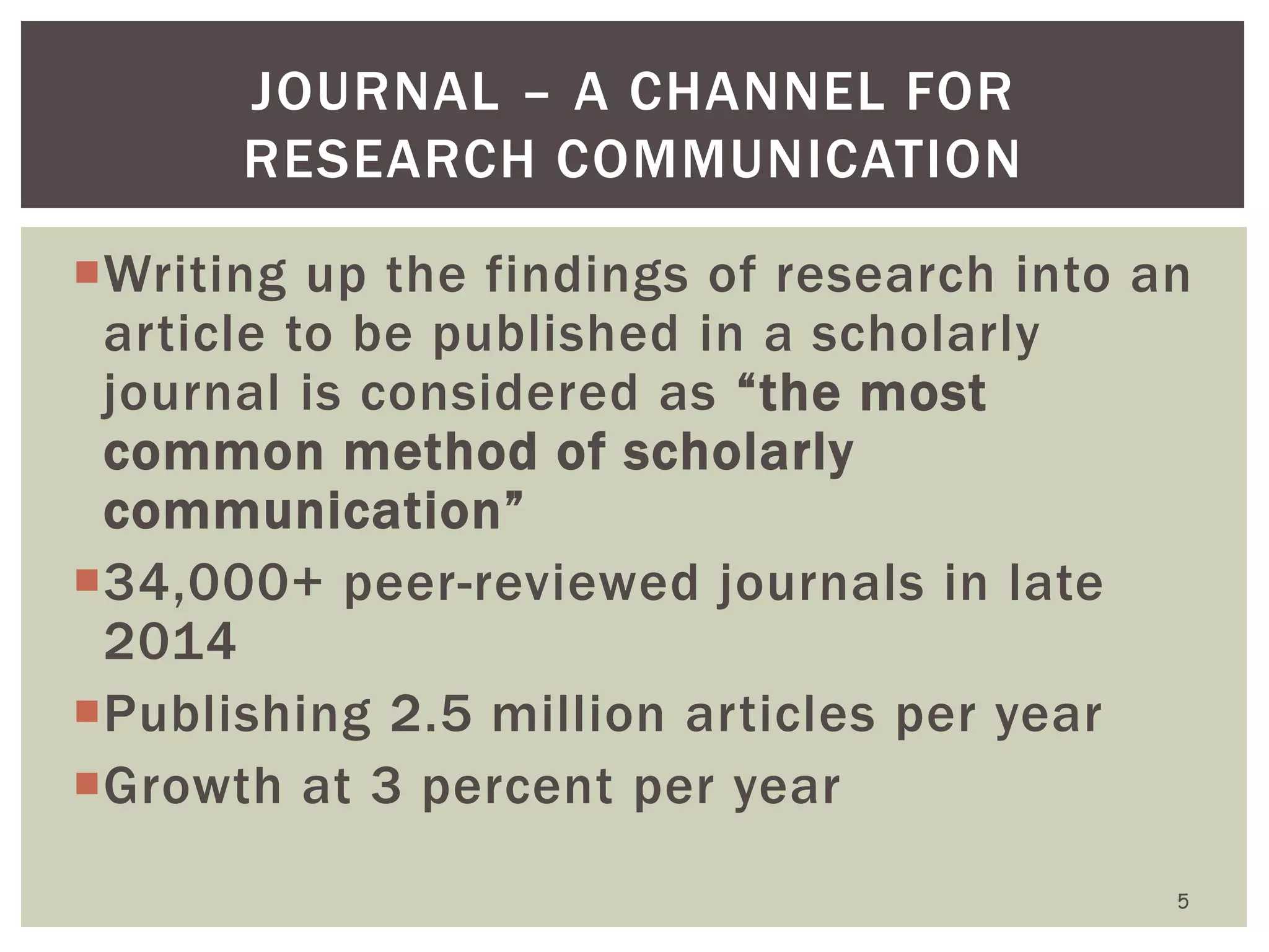 How to write a journal article | PPTX