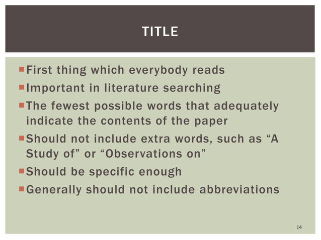 How to write a journal article | PPTX | Resume Writing and Advice | Job ...