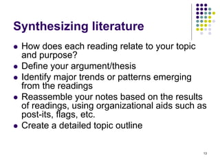 Literature review in a research proposal | PPTX | Publishing Industry ...