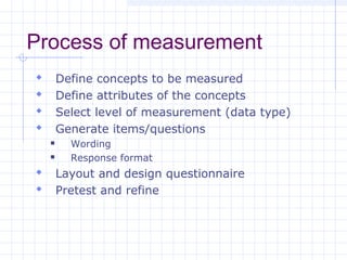 Measurement of social constructs | PPT