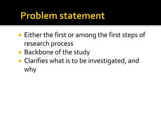Problem statement | PPTX