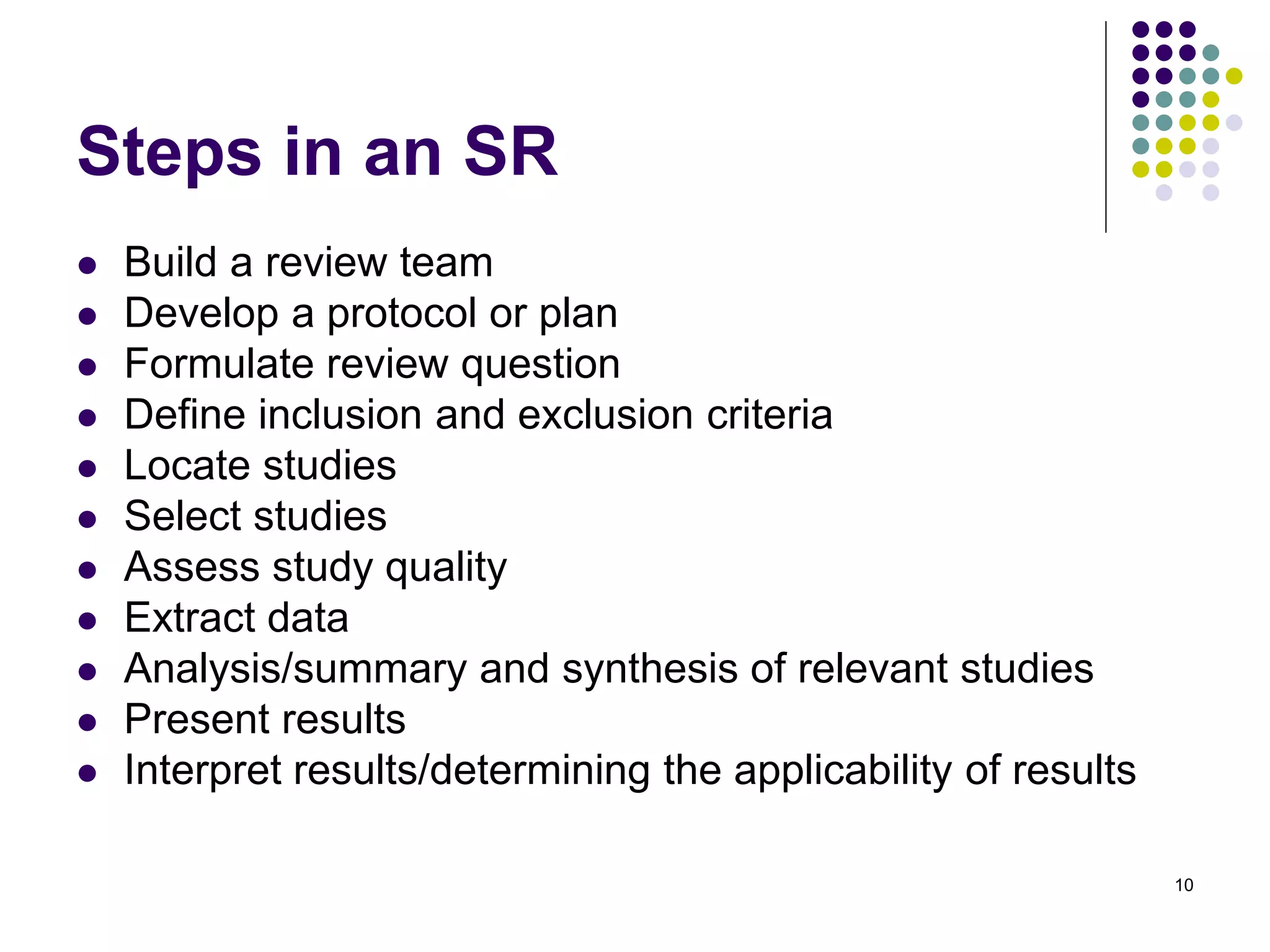 Systematic review | PPTX