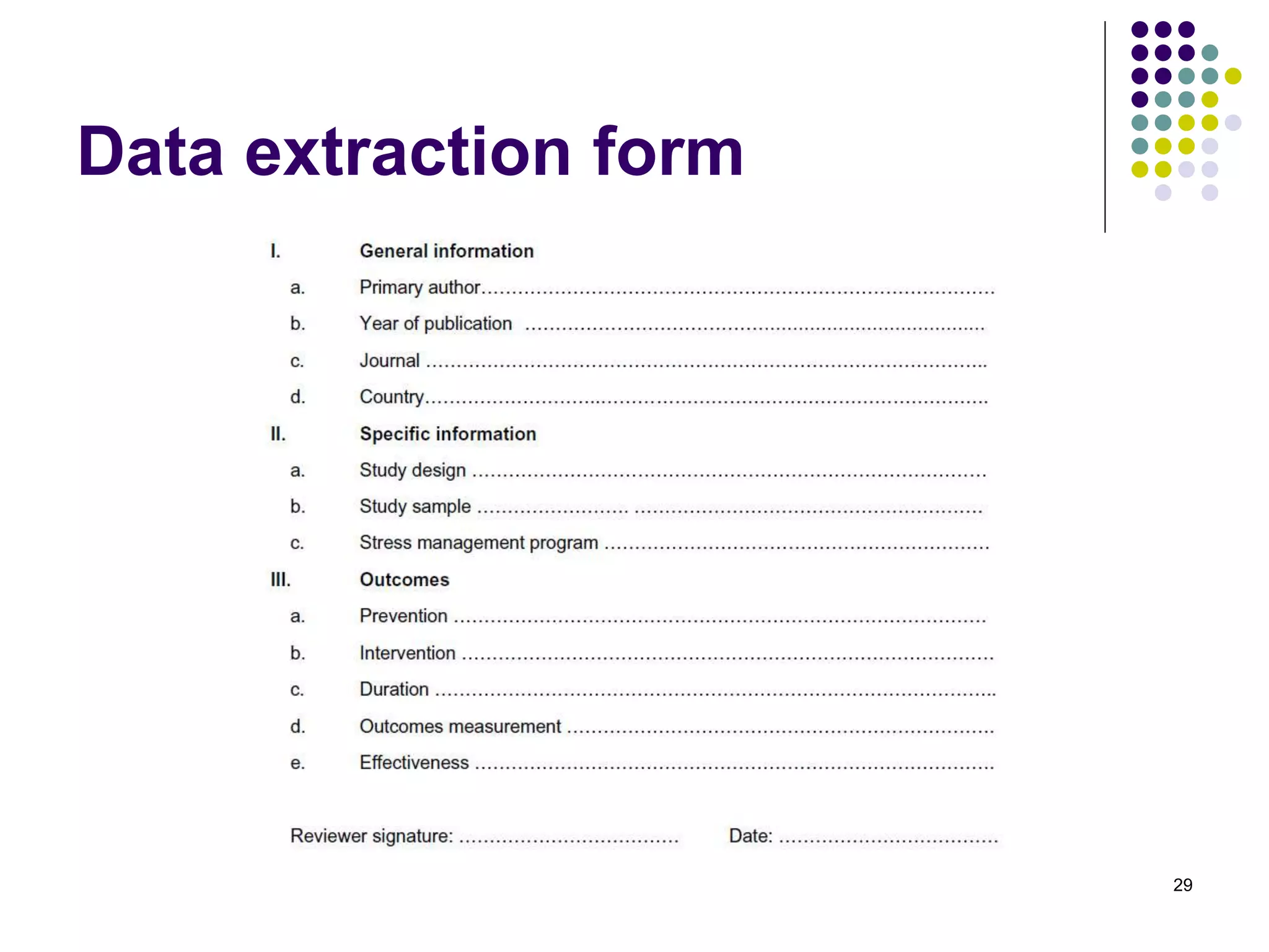 Systematic review | PPTX