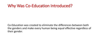 co-education | PPTX