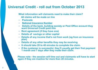 Universal Credit Vision & Jobseekers Allowance - Claimant Commitment ...