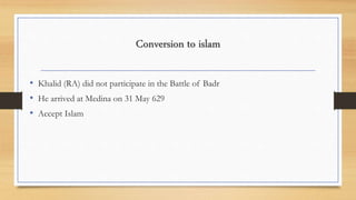 Khalid ibn walid | PPTX