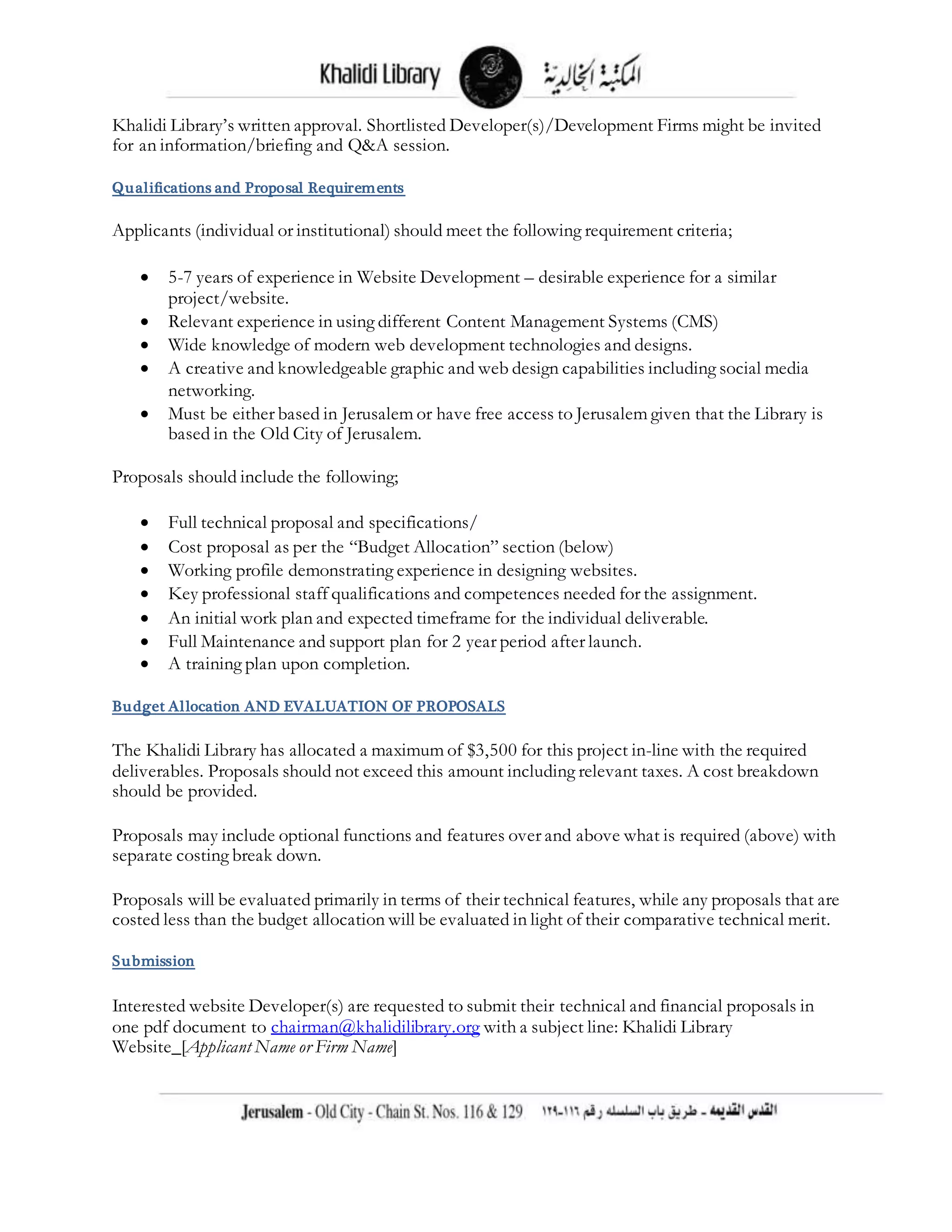 Khalidi library web site to r final | DOCX