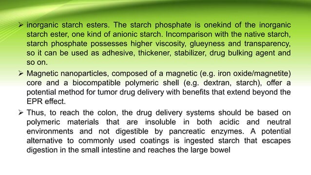 Starch Based biopolymer | PPTX