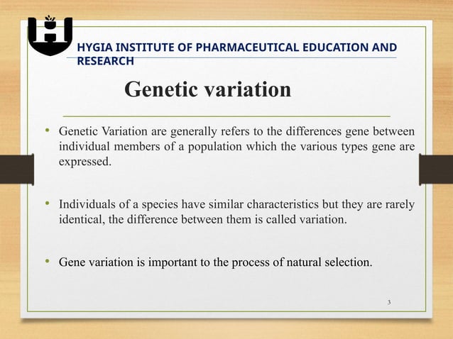 GENETIC VARIATION IN DRUG TRANSPORTERS.pptx | Chemistry | Science
