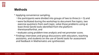 Learning Introductory University Math & Statistics Using Generative AI ...
