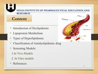 PRECLINICAL SCREENING MODELS FOR ANTIDYSLIPIDEMIC AGENTS.pptx