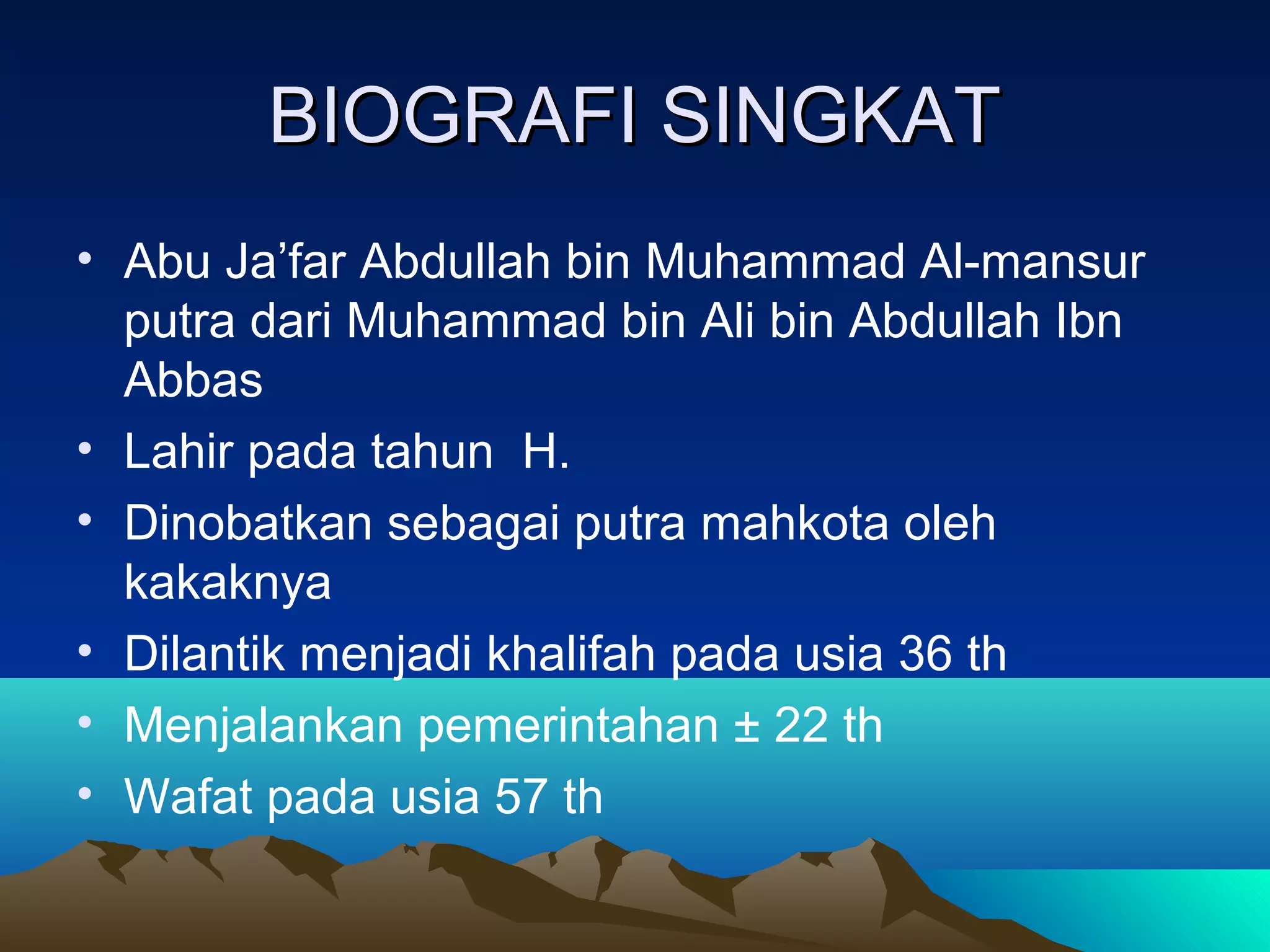 Khalifah Khalifah Besar Ppt