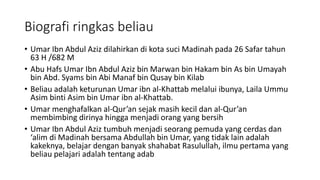 Khalifah Umar bin Abdul Aziz.pptx