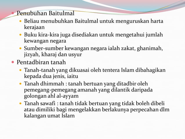 Khalifah Umar Bin Al Khattab R Ppt