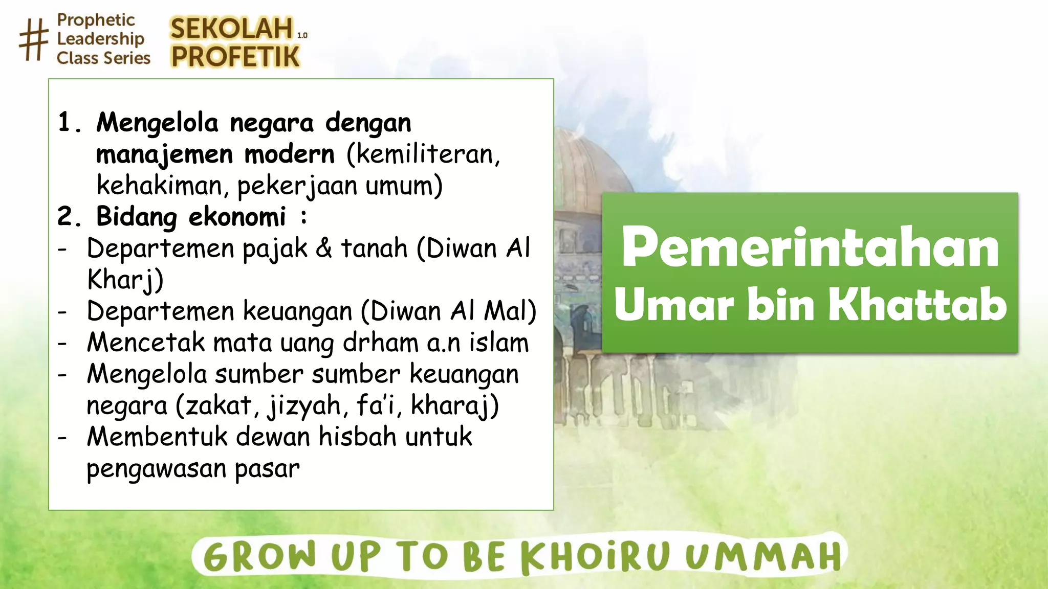 Khalifah Umar bin Khattab oleh Umi Yuli Susiana | PPT