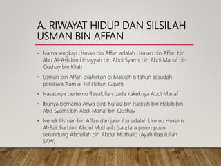 SKI Kelas 6 Khalifah usman bin affan | PPTX