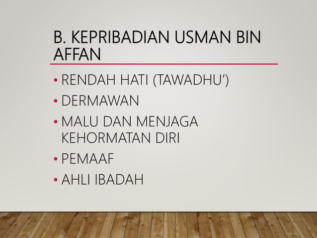 SKI Kelas 6 Khalifah usman bin affan | PPTX