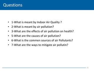 Air pollution presentation Power point | PPTX