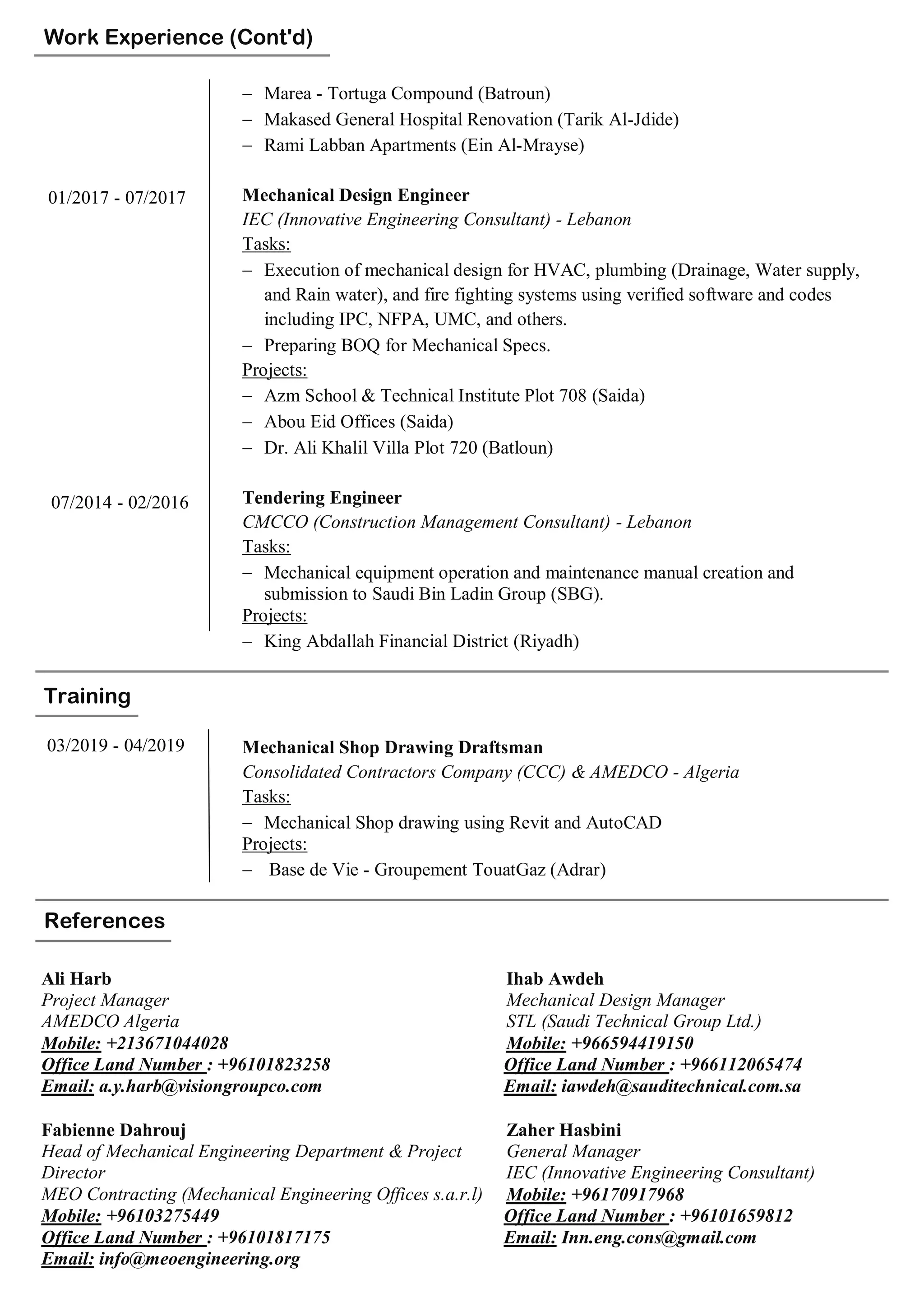 Khalil Youssef - Mechanical Design Engineer - Full Profile - Unemployed ...