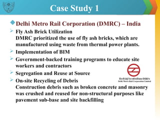 Waste Management of construction and Demolition | PPTX