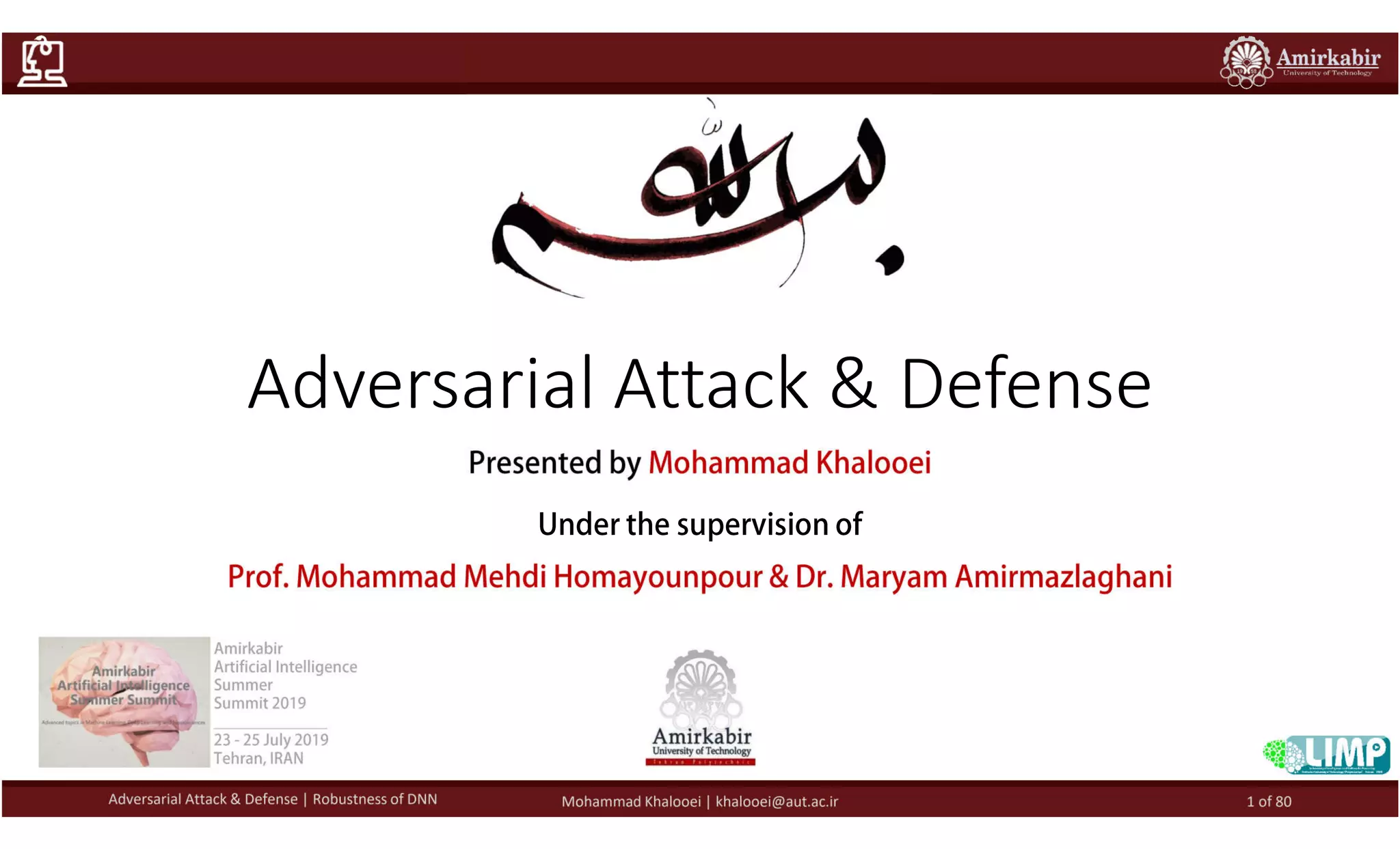 Robustness Of Deep Neural Networks Adversarial Attacks And Defenses Ppt 4803