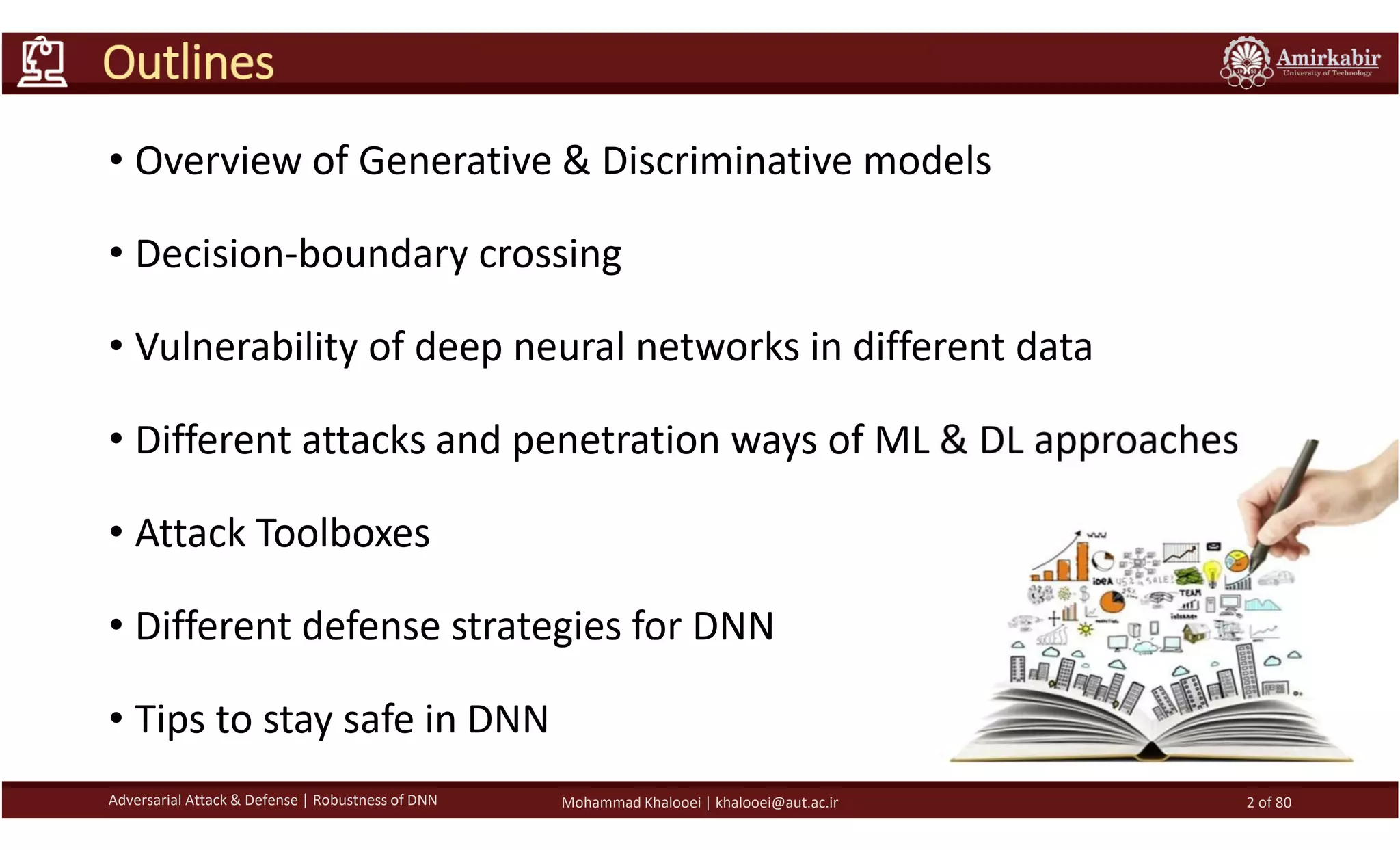 Robustness of Deep Neural Networks | Adversarial attacks and defenses | PPT