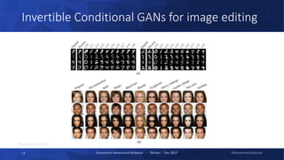 Generative Adversarial Networks - (Applications) | PPT
