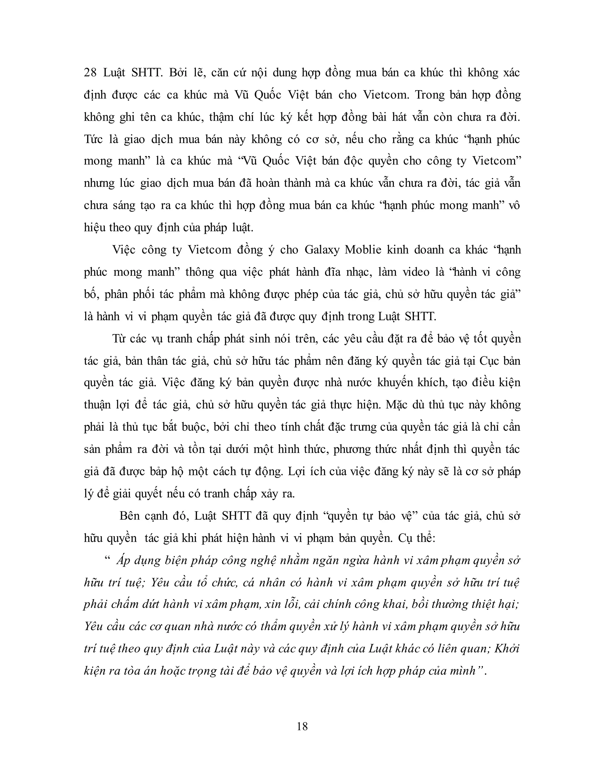 Khóa Luận Bảo Hộ Quyền Tác Giả Đối Với Tác Phẩm Âm Nhạc | DOCX