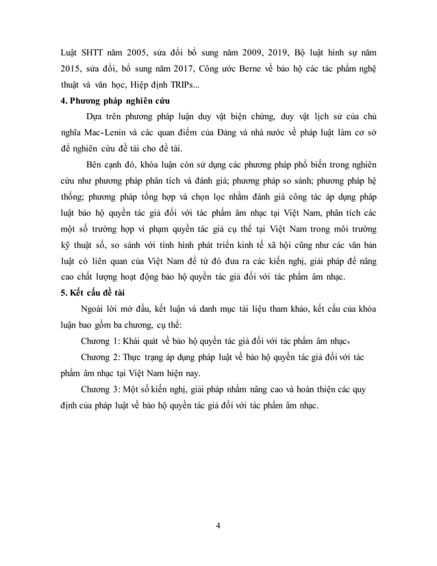 Khóa Luận Bảo Hộ Quyền Tác Giả Đối Với Tác Phẩm Âm Nhạc | DOCX