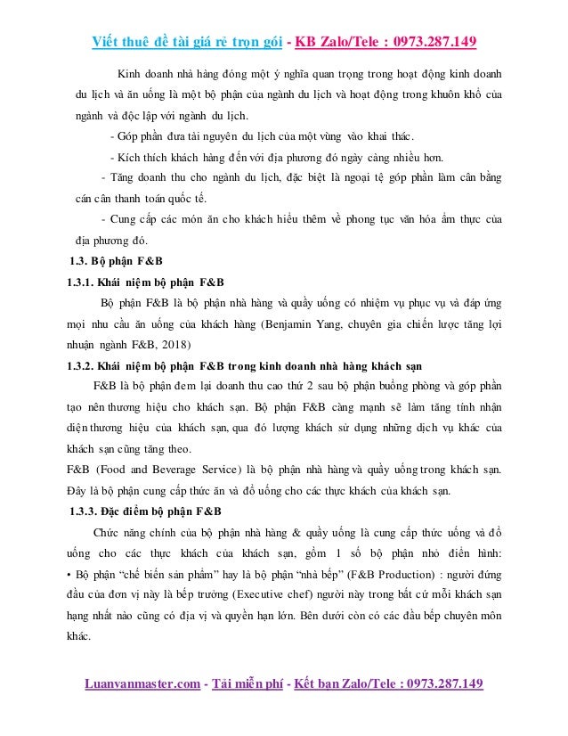 Khóa luận cơ sở lý luận về quy trình phục vụ tiệc buffet.docx