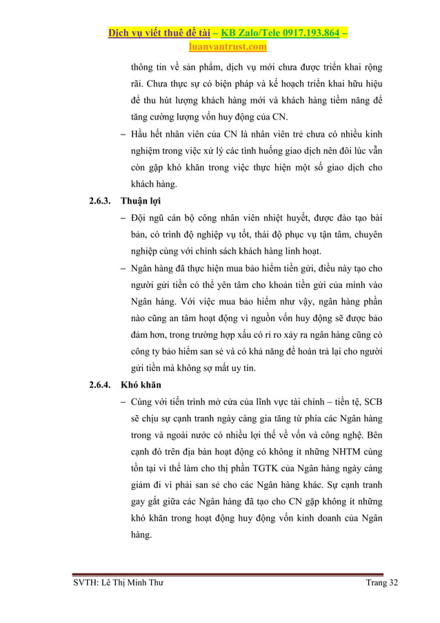 Khóa luận Giải pháp nâng cao hiệu quả hoạt động huy động vốn tại Ngân hàng TMCP Sài Gòn.doc