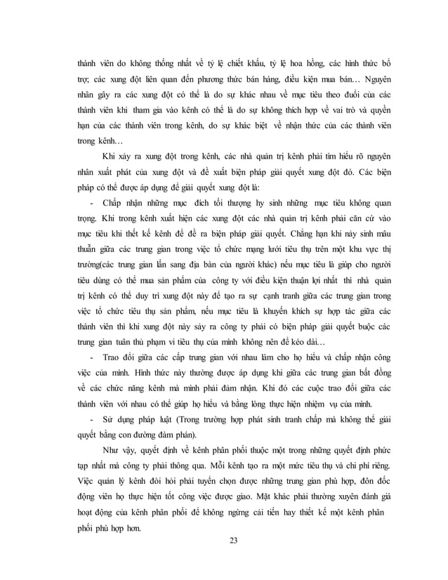 Khóa Luận Hoàn Thiện Kênh Phân Phối Dược Phẩm Cho Công Ty Pharma | DOCX