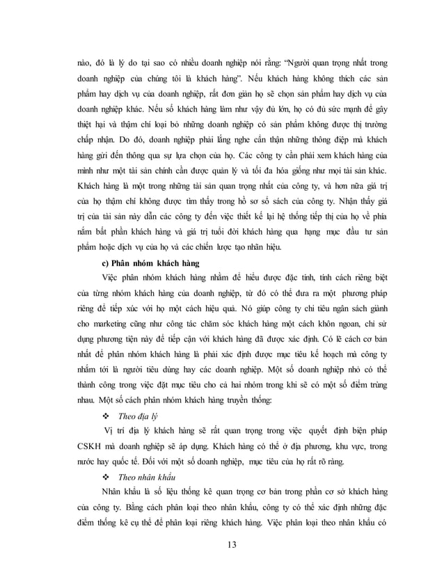 Khóa Luận Hoàn Thiện Quy Trình Chăm Sóc Khách Hàng Tại Công Ty Nội Thất | DOCX