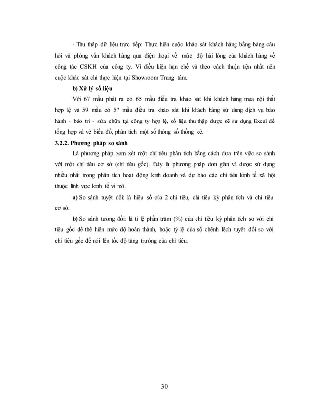 Khóa Luận Hoàn Thiện Quy Trình Chăm Sóc Khách Hàng Tại Công Ty Nội Thất | DOCX