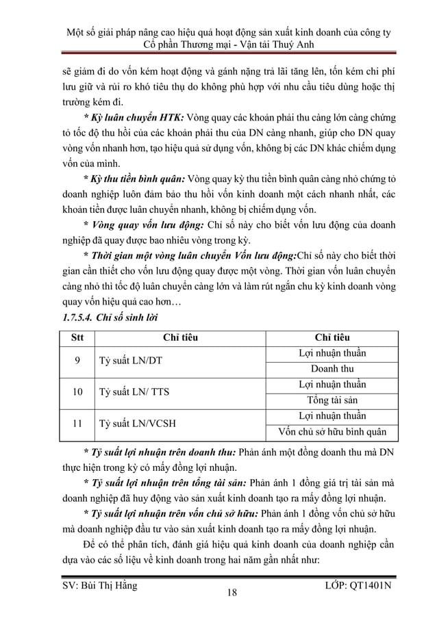 Đề Tài Khóa luận 2024 Một số giải pháp nâng cao hiệu quả hoạt động sản xuất kinh doanh tại Công ...