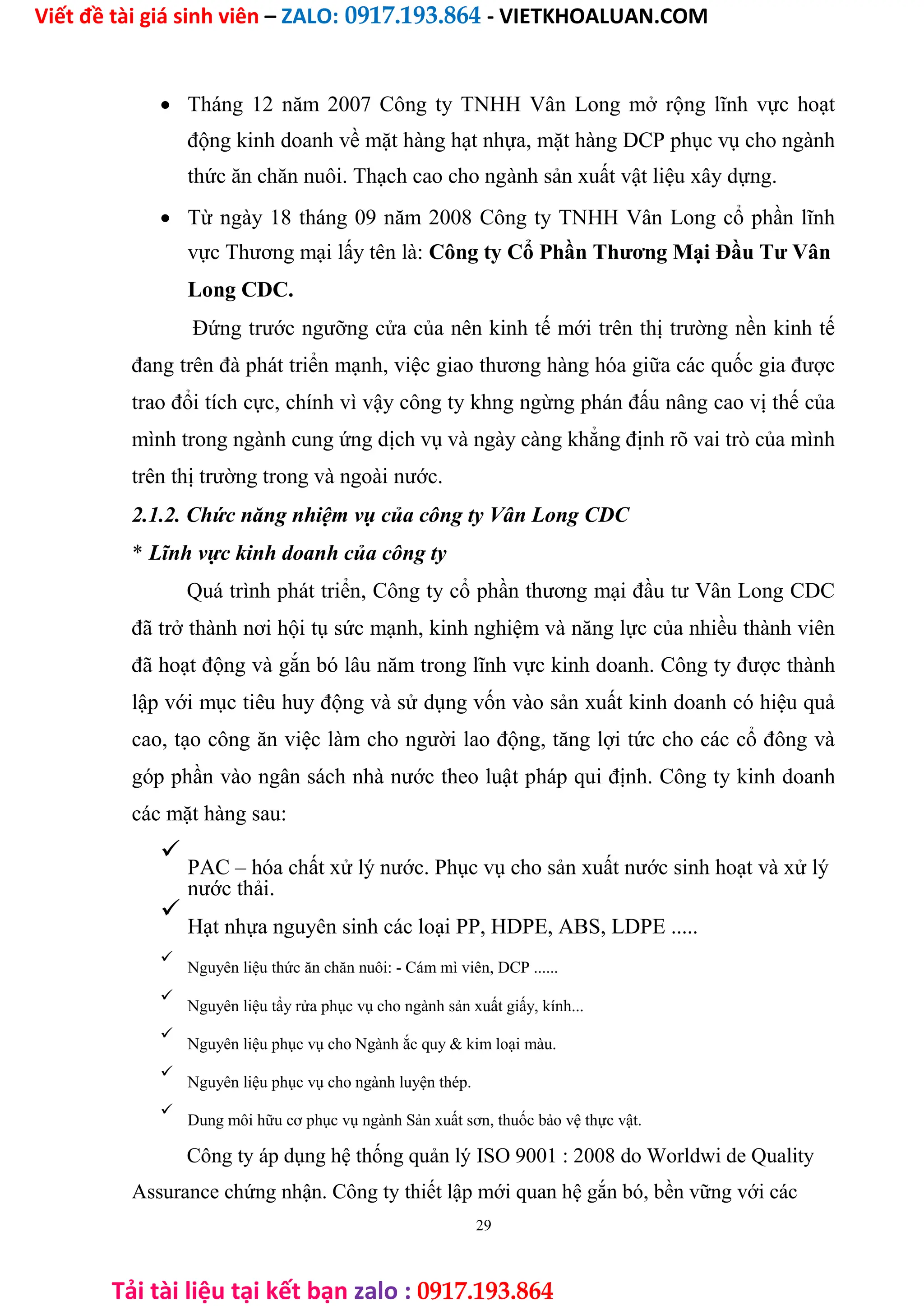 Khóa Luận Đánh Giá Công Tác Đào Tạo Và Phát Triển Nhân Sự Tại Công Ty Thương Mại Và Đầu Tư Vân ...