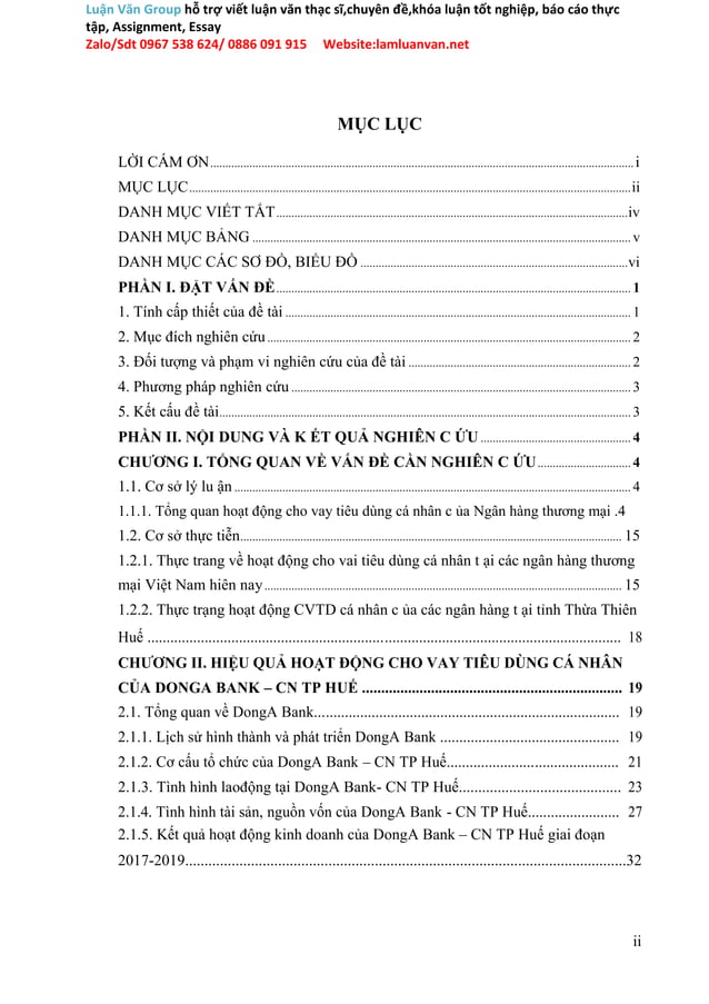 Khóa luận Nâng cao hiệu quả đối với hoạt động cho vay tiêu dùng cá nhân tại Ngân hàng thương mại ...