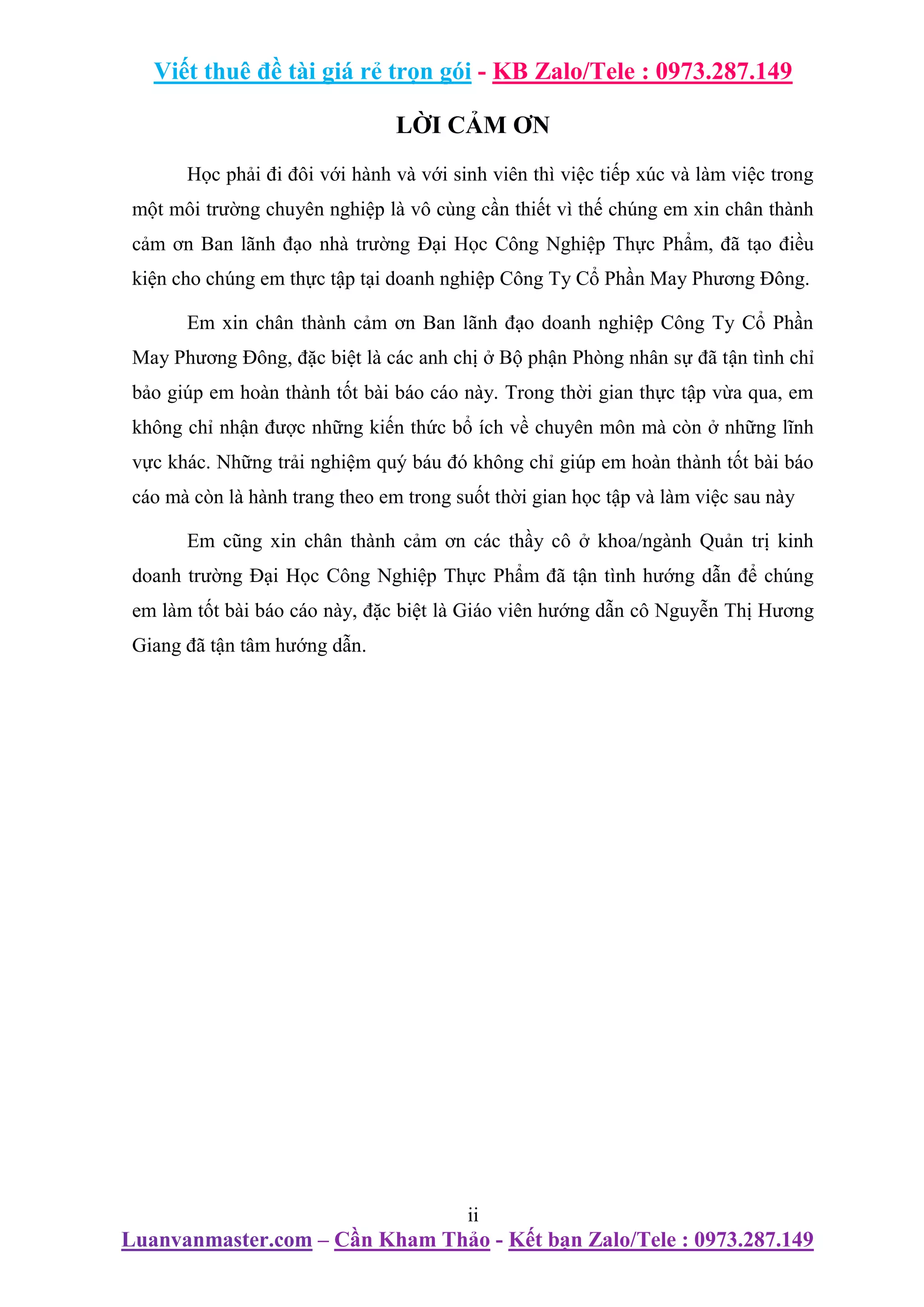 Khóa luận Phân tích hoạt động quản trị nhân lực tại công ty may Phương Đông.docx