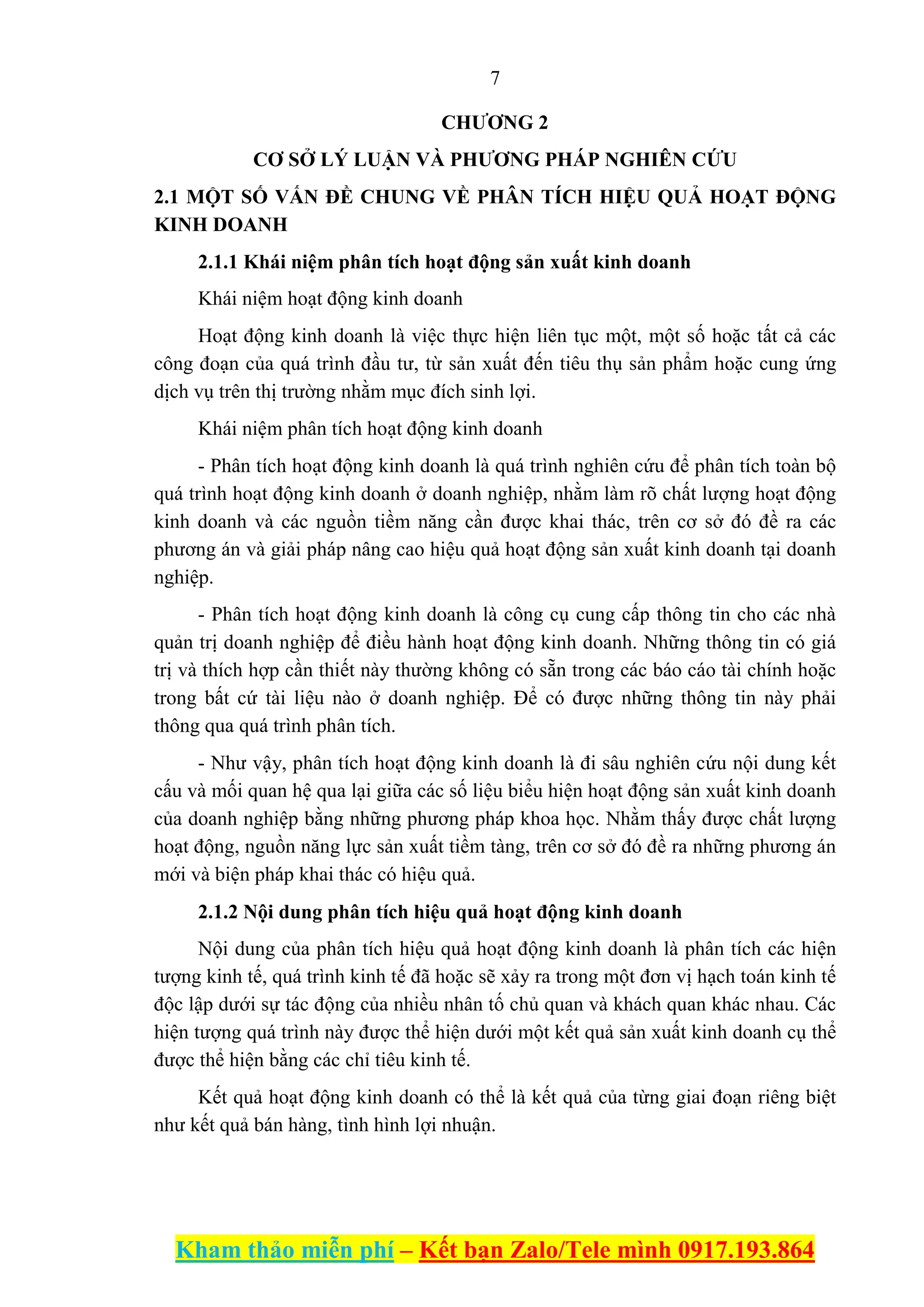 Khóa luận phân tích kết quả hoạt động kinh doanh của doanh nghiệp tư nhân đặng hoàng huy.docx