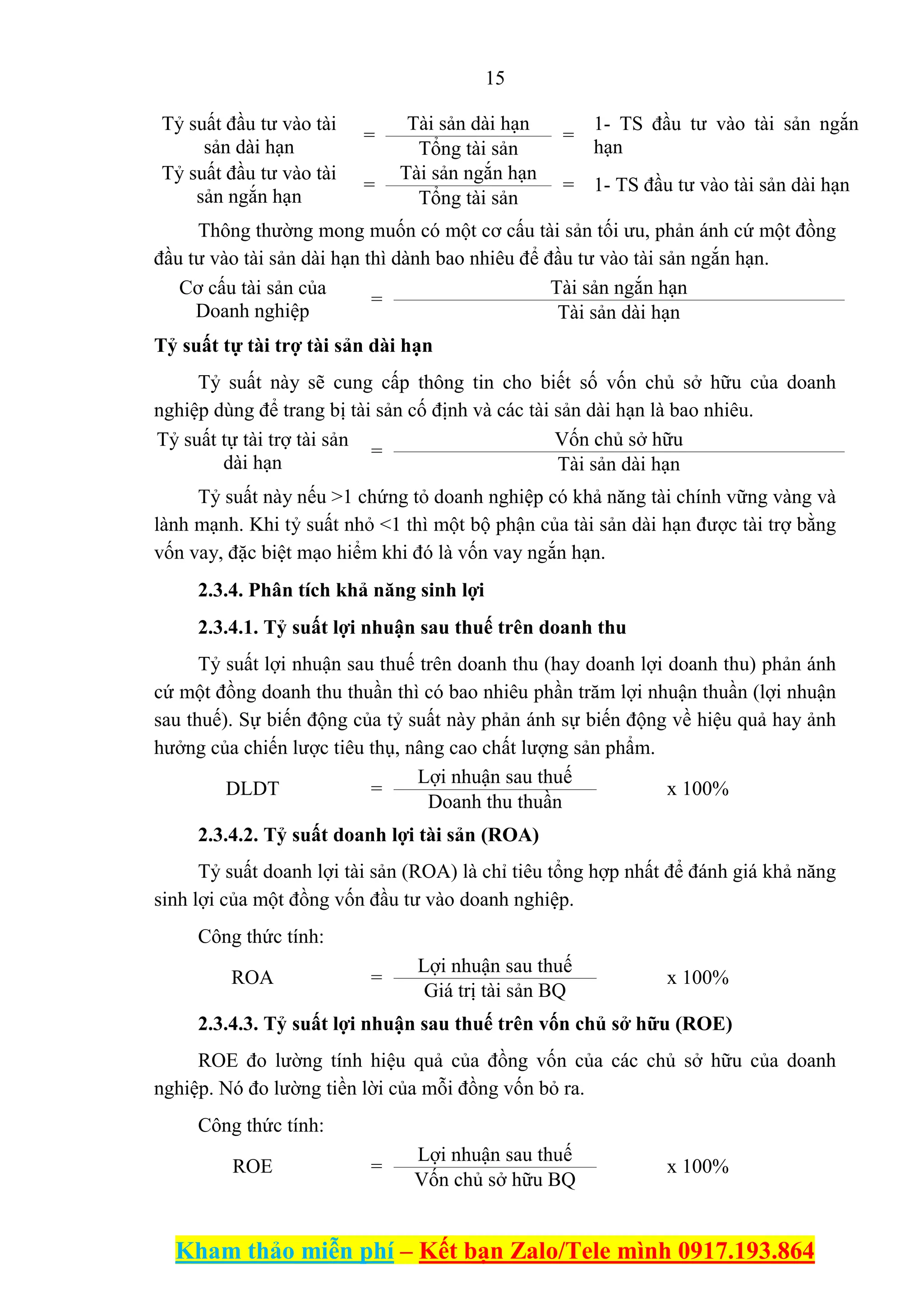 Khóa luận phân tích kết quả hoạt động kinh doanh của doanh nghiệp tư nhân đặng hoàng huy.docx