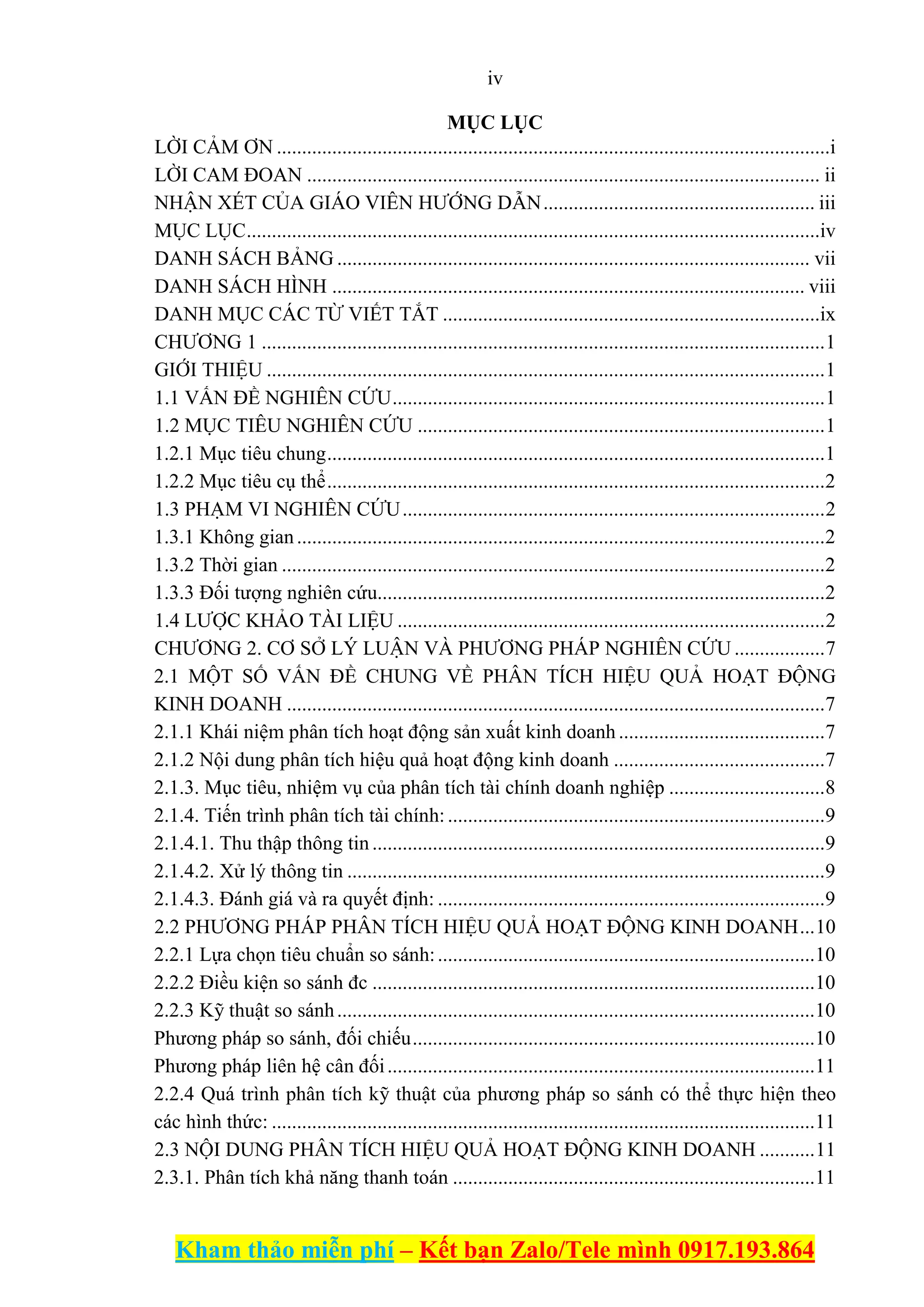 Khóa luận phân tích kết quả hoạt động kinh doanh của doanh nghiệp tư nhân đặng hoàng huy.docx