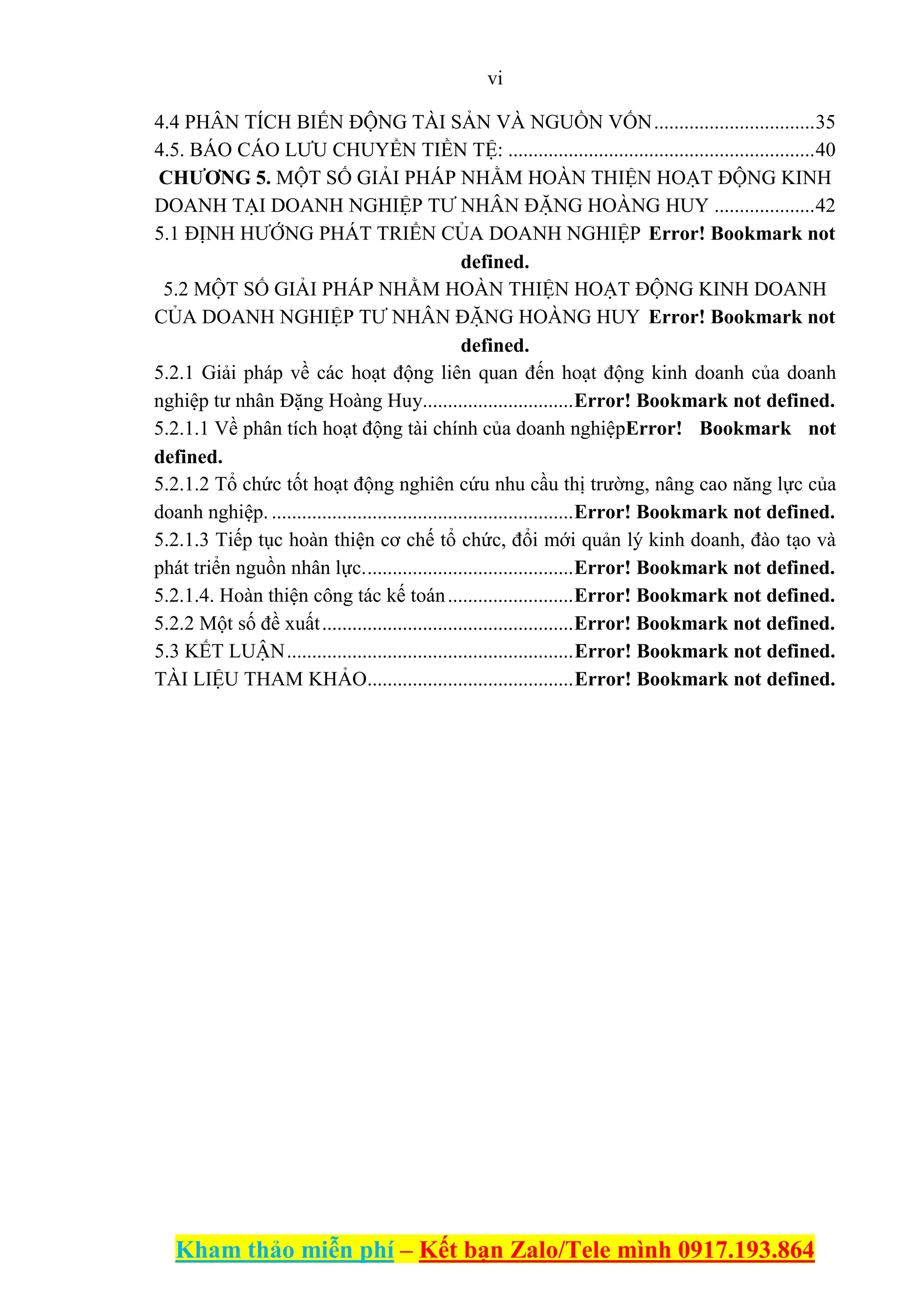 Khóa luận phân tích kết quả hoạt động kinh doanh của doanh nghiệp tư nhân đặng hoàng huy.docx