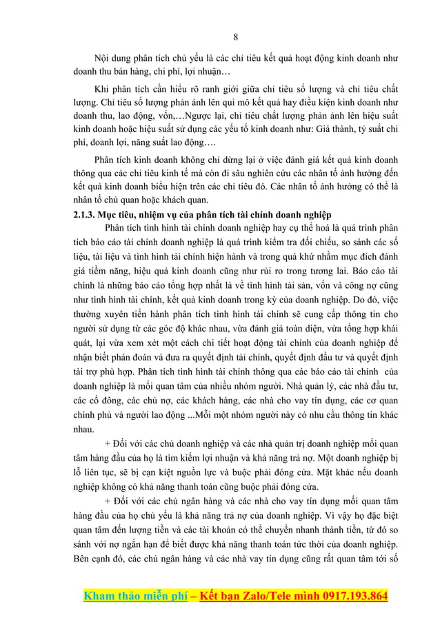 Khóa luận phân tích kết quả hoạt động kinh doanh của doanh nghiệp tư nhân đặng hoàng huy.docx