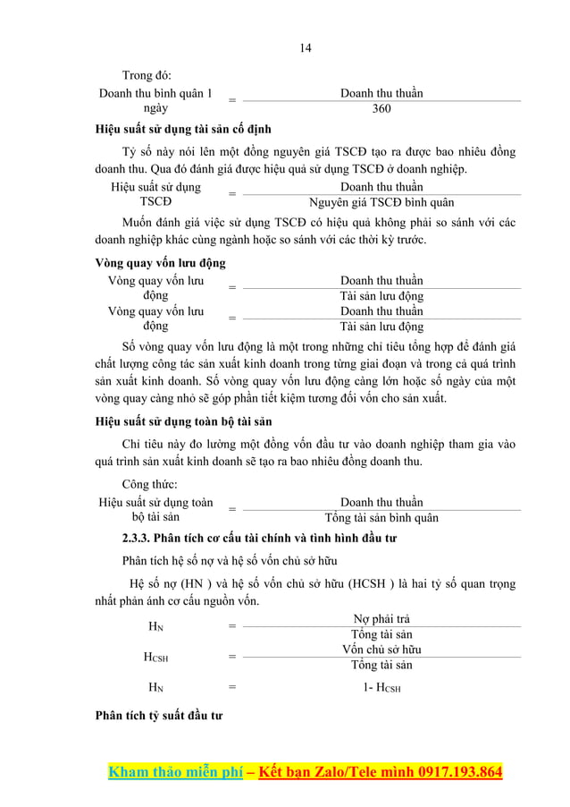 Khóa luận phân tích kết quả hoạt động kinh doanh của doanh nghiệp tư nhân đặng hoàng huy.docx