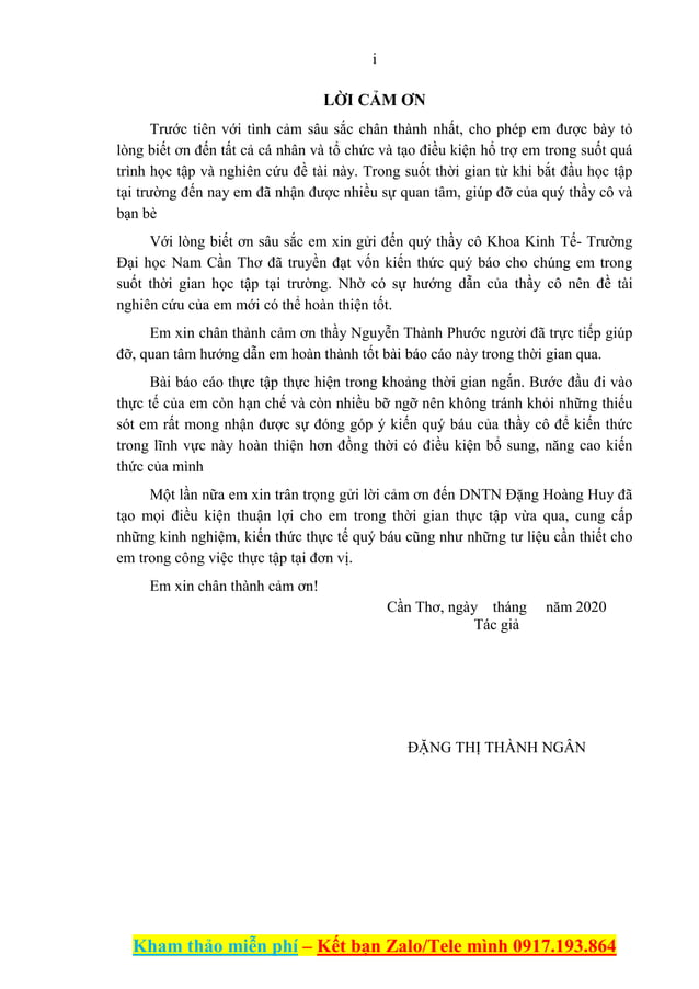 Khóa luận phân tích kết quả hoạt động kinh doanh của doanh nghiệp tư nhân đặng hoàng huy.docx