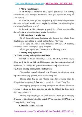 Khóa luận Quản lý học viên tại trung tâm giáo dục quốc phòng và an ninh trường đại học nha trang ...