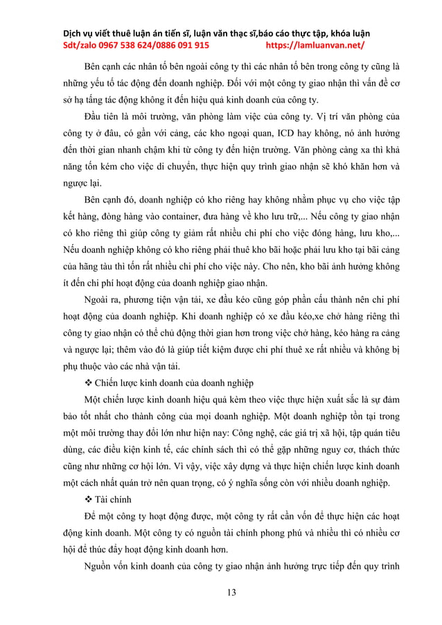 Đề Tài Khóa luận 2024 Tổ chức thực hiện quy trình giao nhận nhập khẩu hàng nguyên container bằng ...