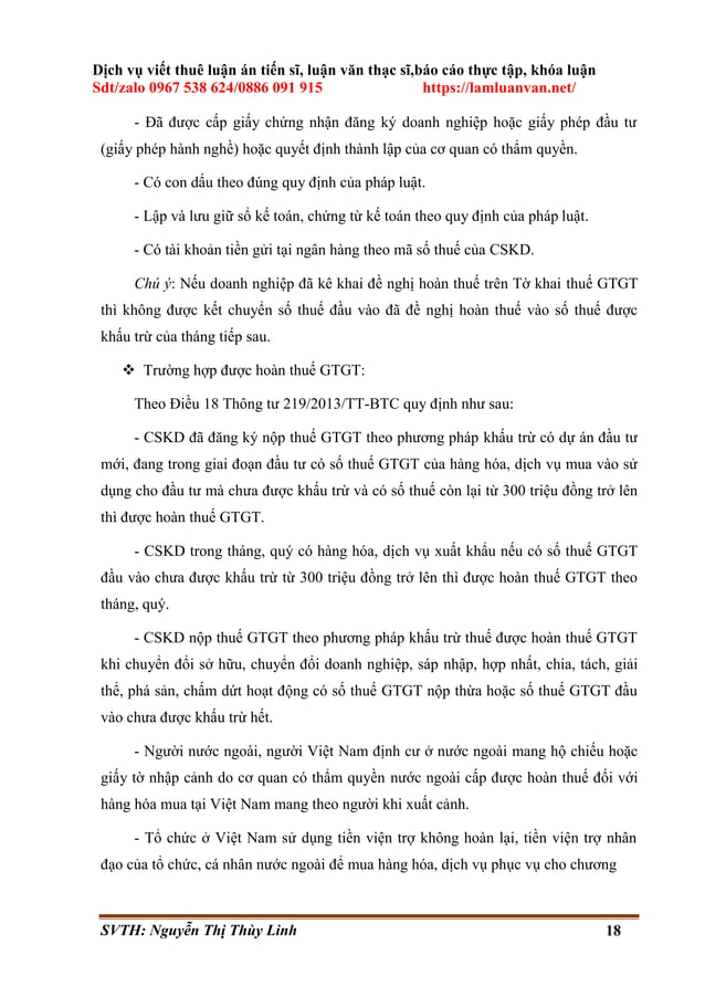 Đề Tài Khóa luận 2024 Thực trạng công tác kế toán thuế GTGT và thuế TNDN tại Công ty TNHH Thương ...