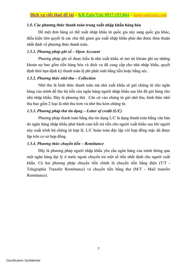 Khóa luận Thực trạng hoạt động xuất khẩu hàng hóa bằng đường biển bằng container và giải pháp ...